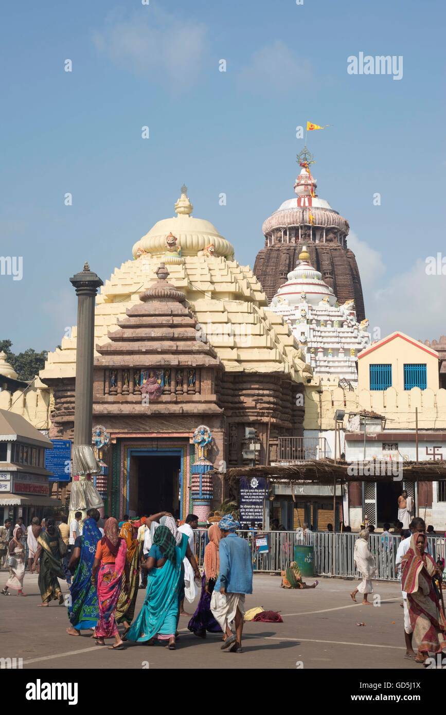 Jagannath temple complex, puri, orissa, india, asia Stock Photo - Alamy