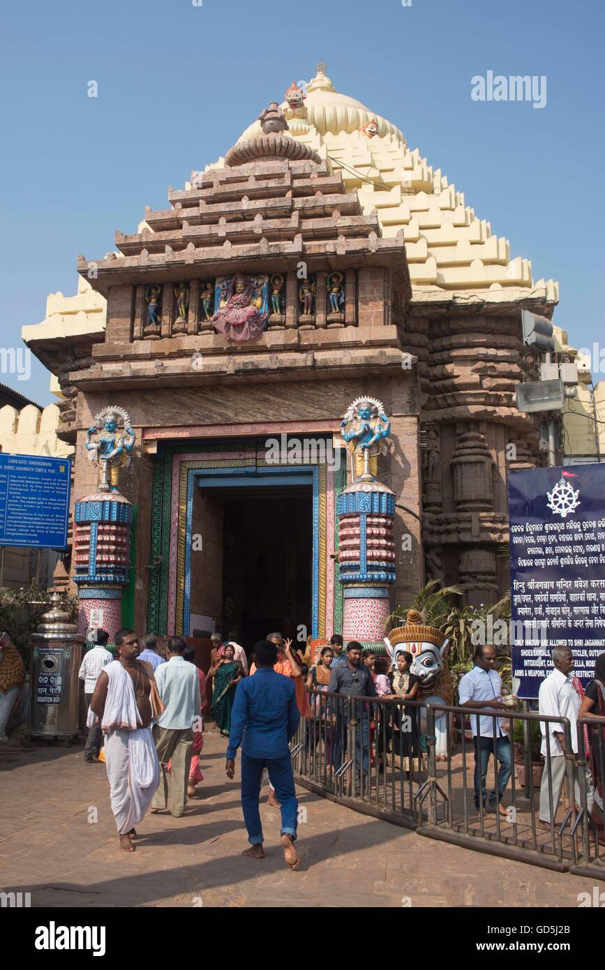 Jagannath temple complex, puri, orissa, india, asia Stock Photo - Alamy