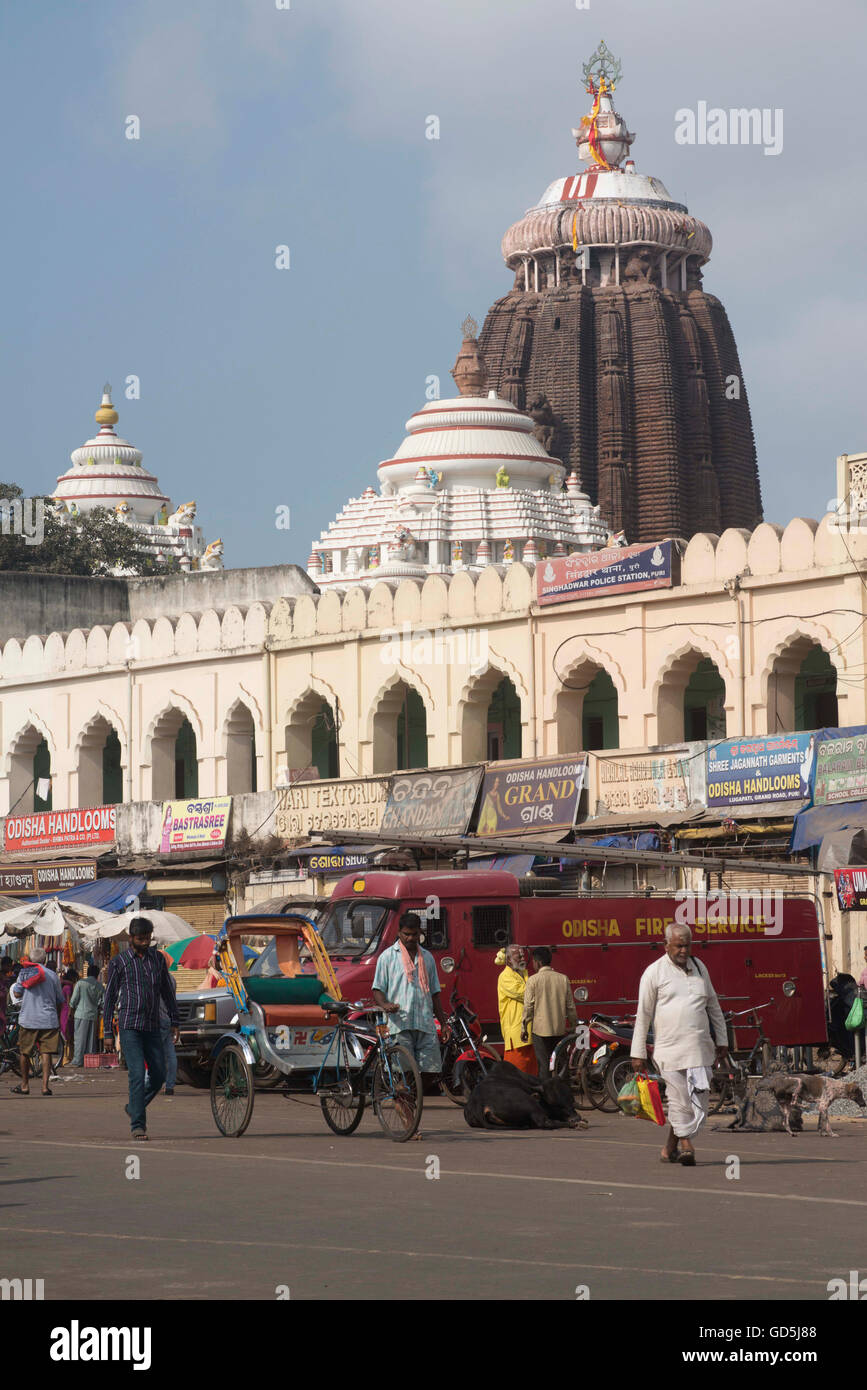 Jagannath temple, puri, orissa, india, asia Stock Photo - Alamy