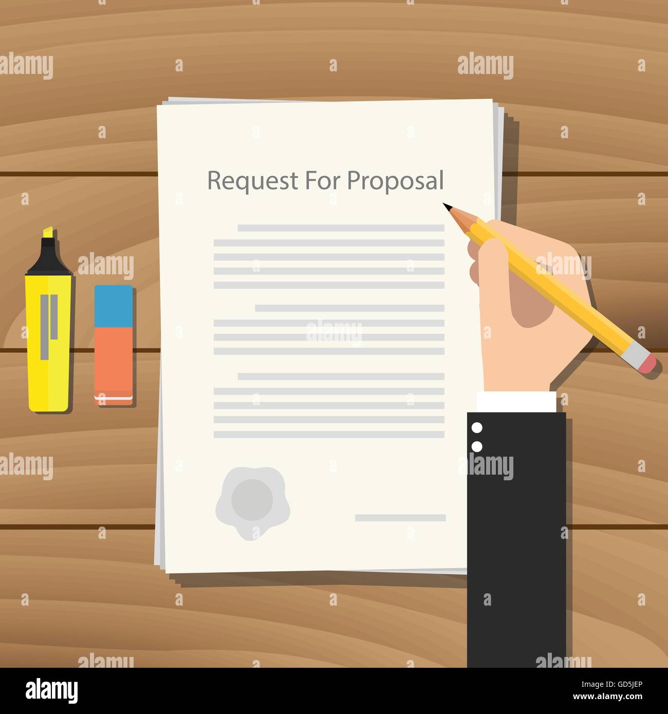 Proposals Stock Vector Images - Alamy