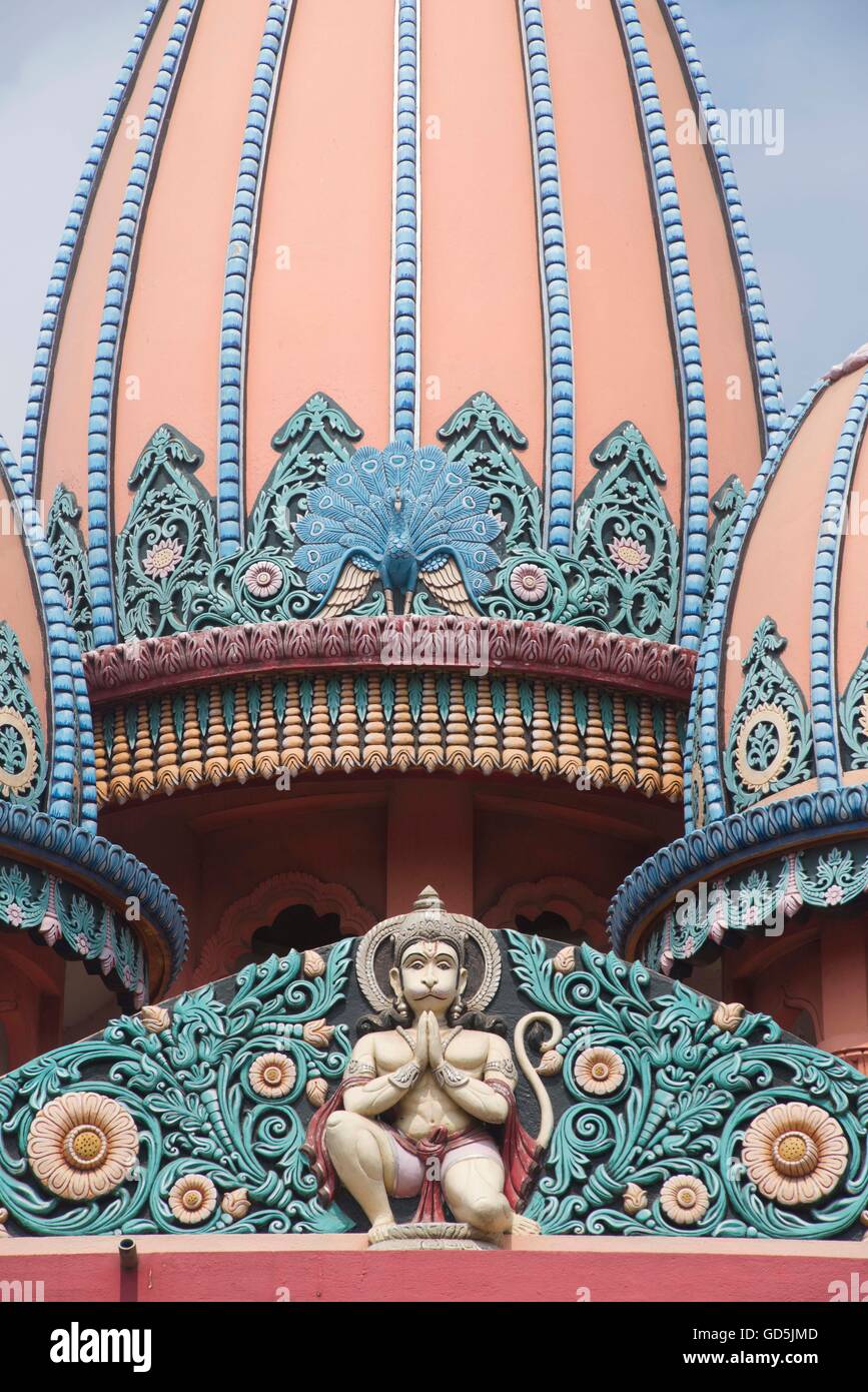 Hanuman statue, chaitanya gaudiya math, puri, orissa, india, asia Stock ...