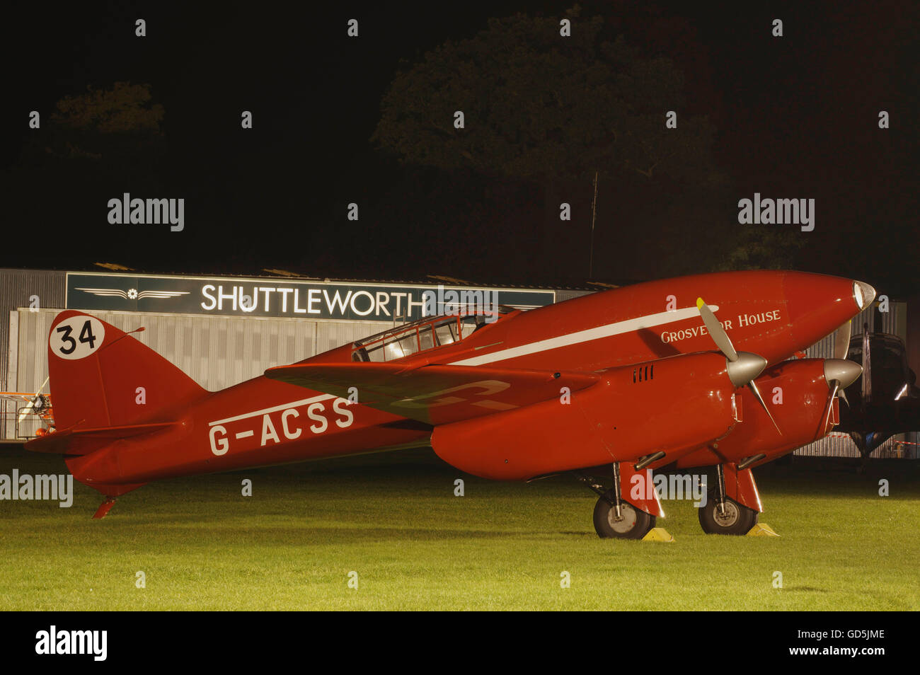 De Havilland Comet DH88 Racer G-ACSS Stock Photo - Alamy