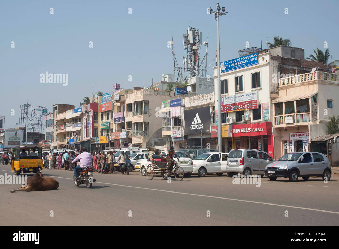 India orissa puri grand road hi-res stock photography and images - Alamy