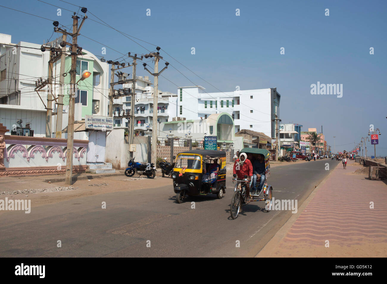 Marine drive road, puri, orissa, india, asia Stock Photo - Alamy