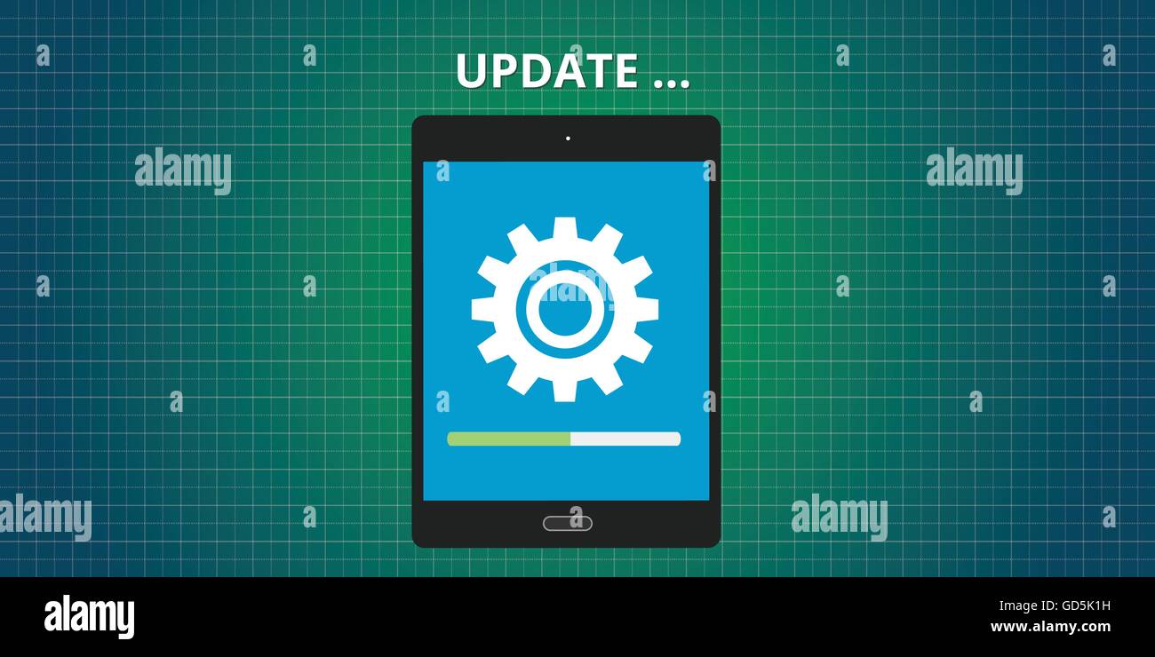 Software update concept Stock Vector Images - Alamy