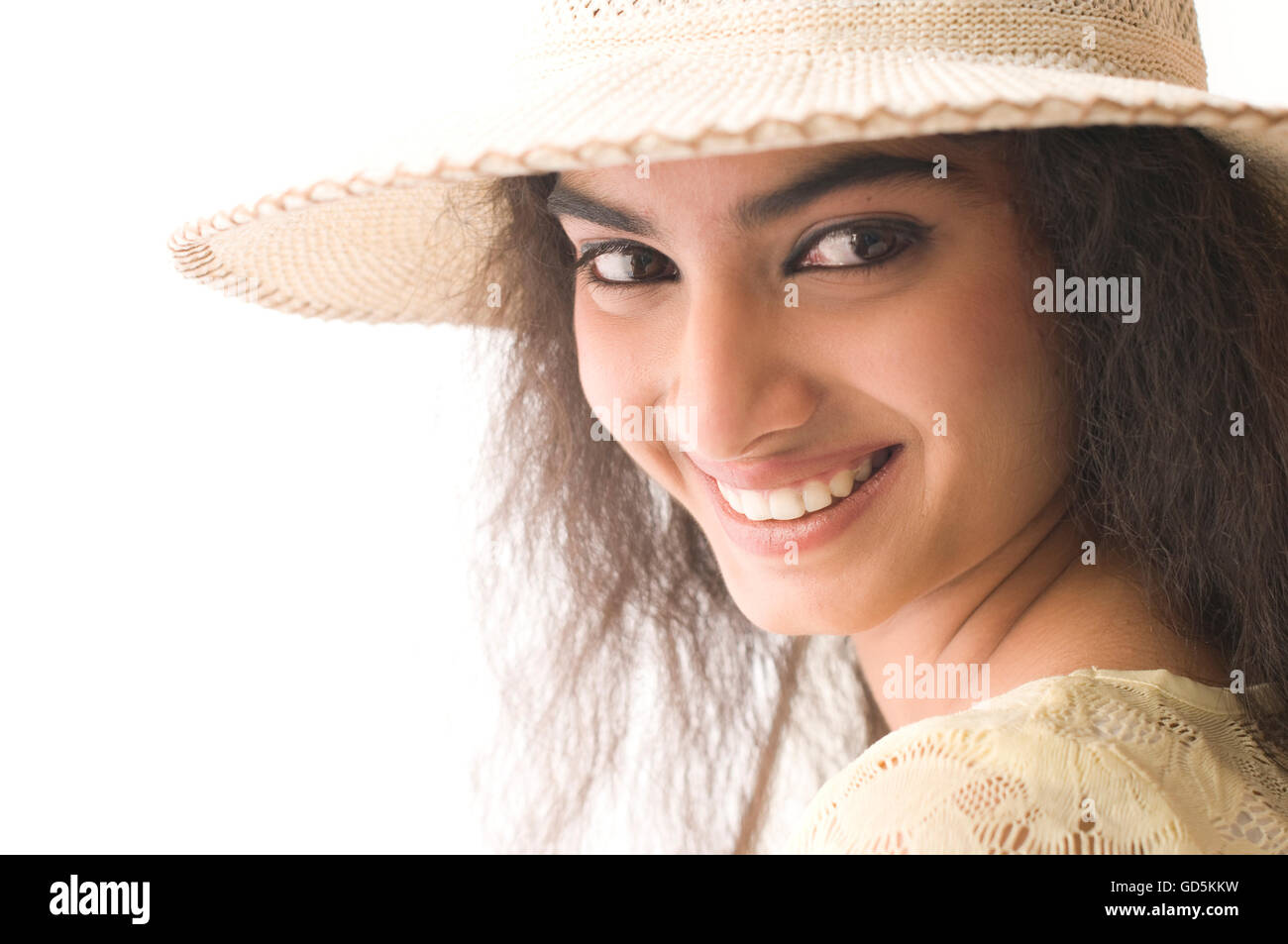 Indian girl wearing hat, pune, maharashtra, india, asia, MR#191 Stock ...