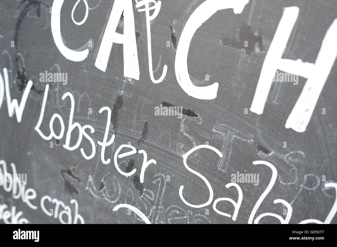 menu board lobster Stock Photo - Alamy