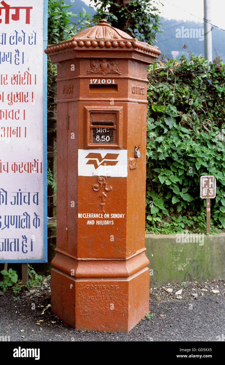 Colonial post box Stock Photo - Alamy