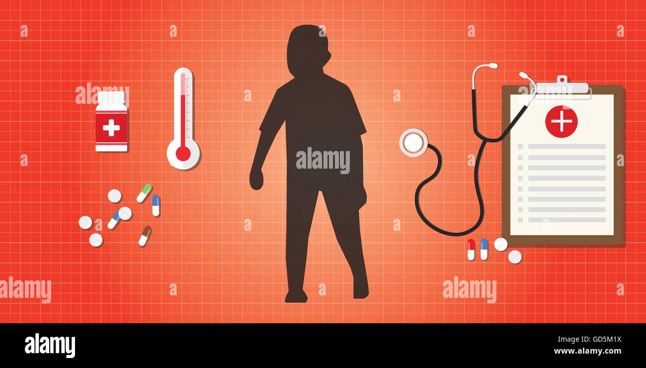 adhd child illustration with medical record and medicine drugs vector ...