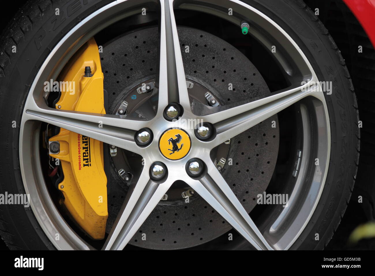 Ferrari steering wheels hi-res stock photography and images - Alamy
