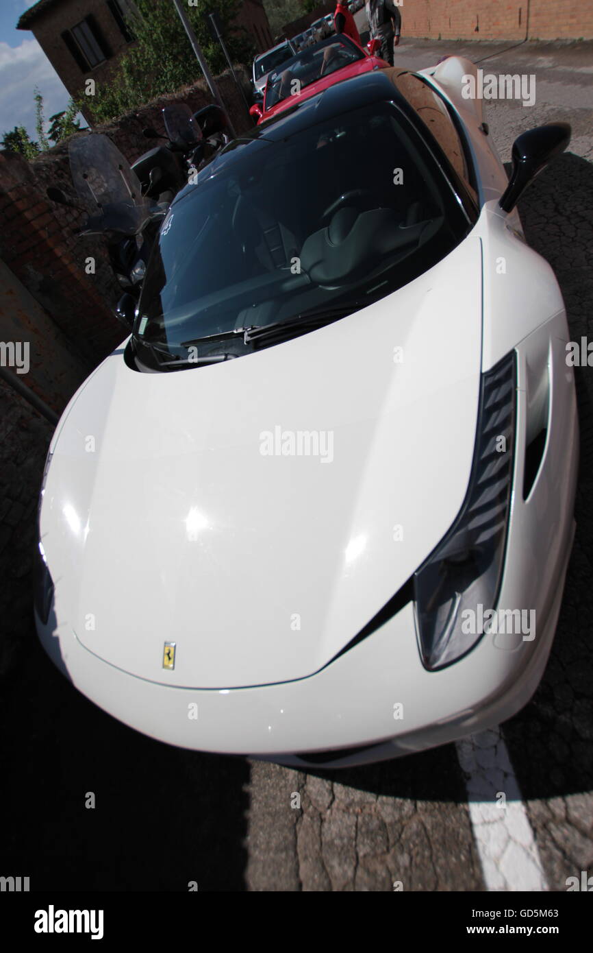 White Ferrari High Resolution Stock Photography and Images - Alamy