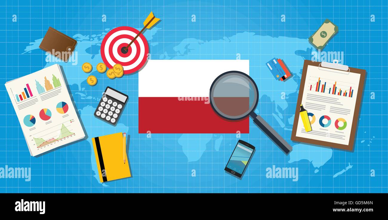 Polish graph Stock Vector Images - Alamy