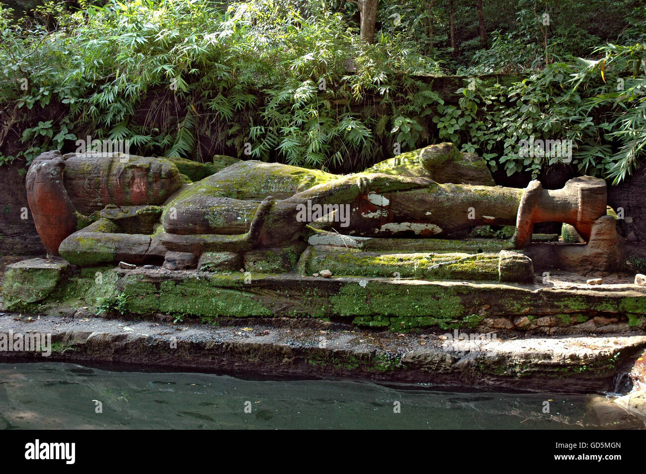 Vishnu reclining hi-res stock photography and images - Alamy