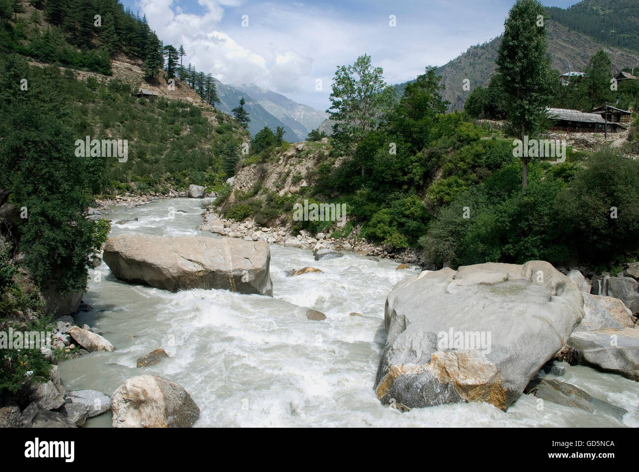 India himachal pradesh kinnaur baspa hi-res stock photography and ...