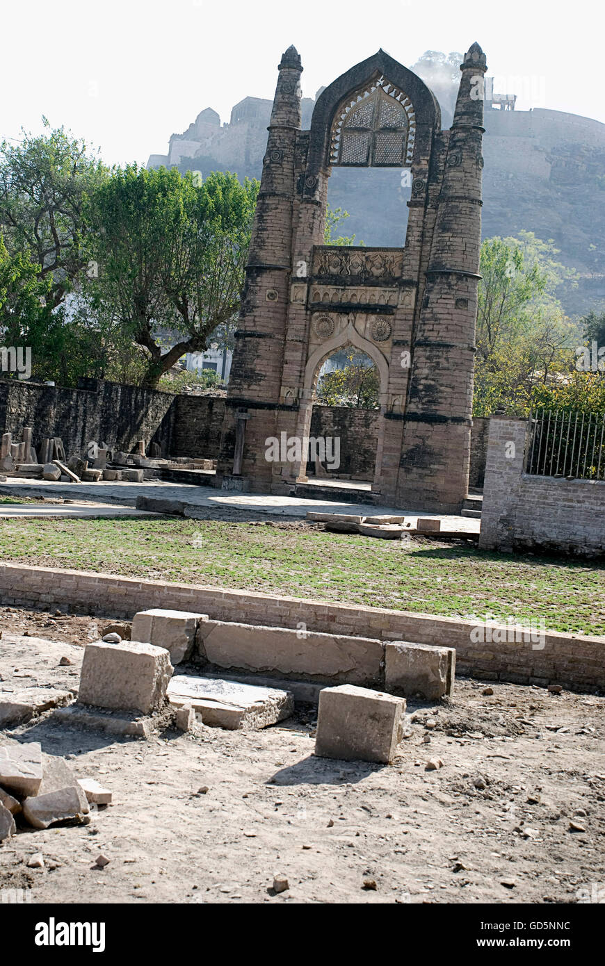 Badal Mahal Gate Stock Photo - Alamy