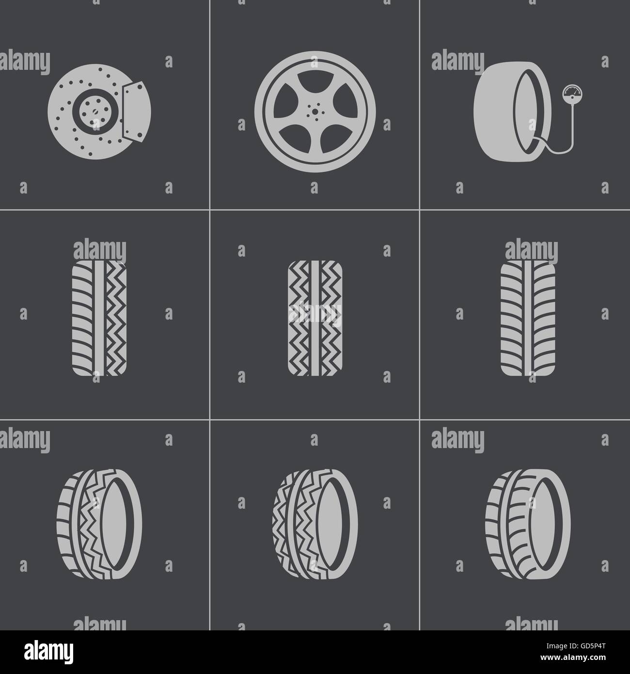 Vector black tire icons set Stock Vector Image & Art - Alamy Vector black tire icons set Stock Vector Image & Art - Alamy