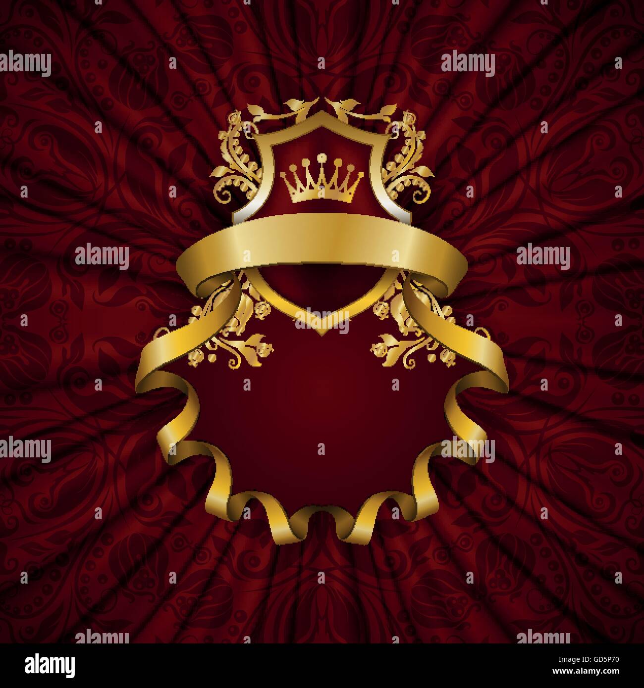 Elegant golden frame banner Stock Vector Image & Art - Alamy