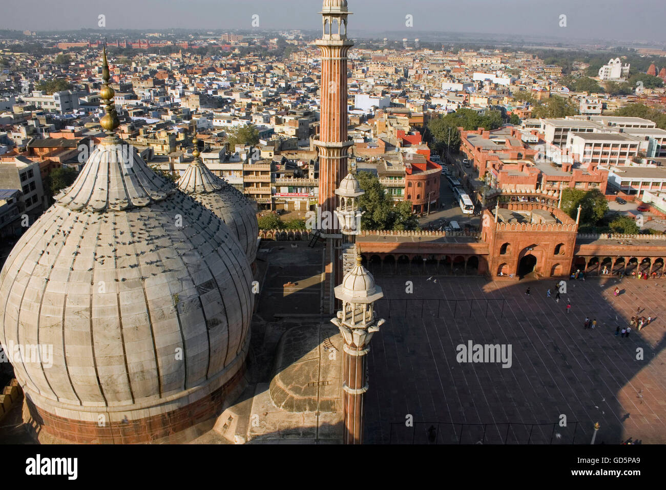 Jama masjid mosque delhi aerial hi-res stock photography and images - Alamy
