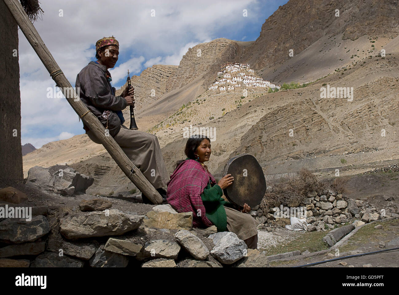 Local musicians at Key Village Stock Photo - Alamy