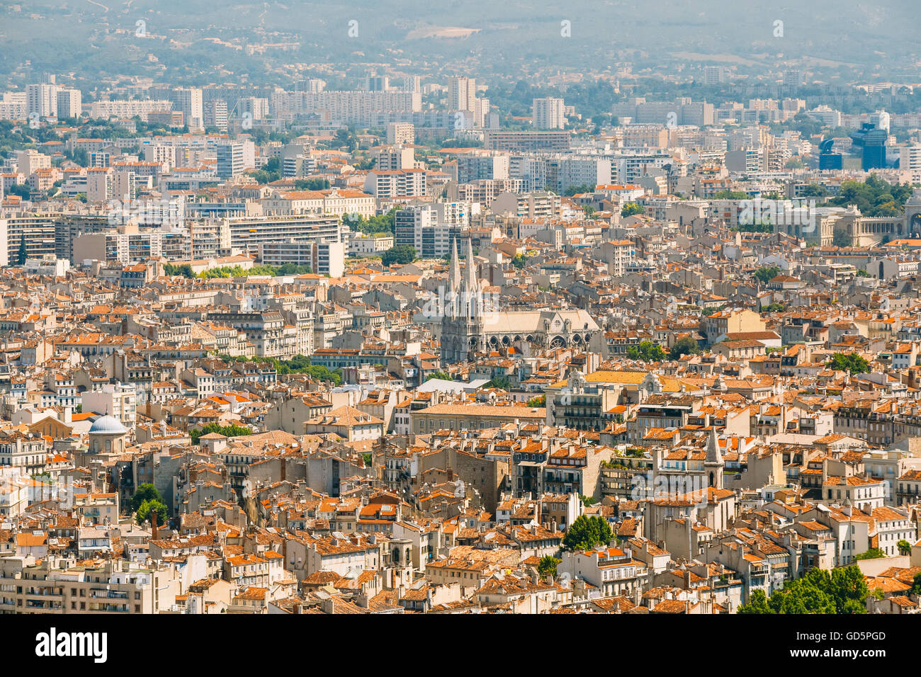 Cityscape of Marseille, France. Urban background Stock Photo - Alamy