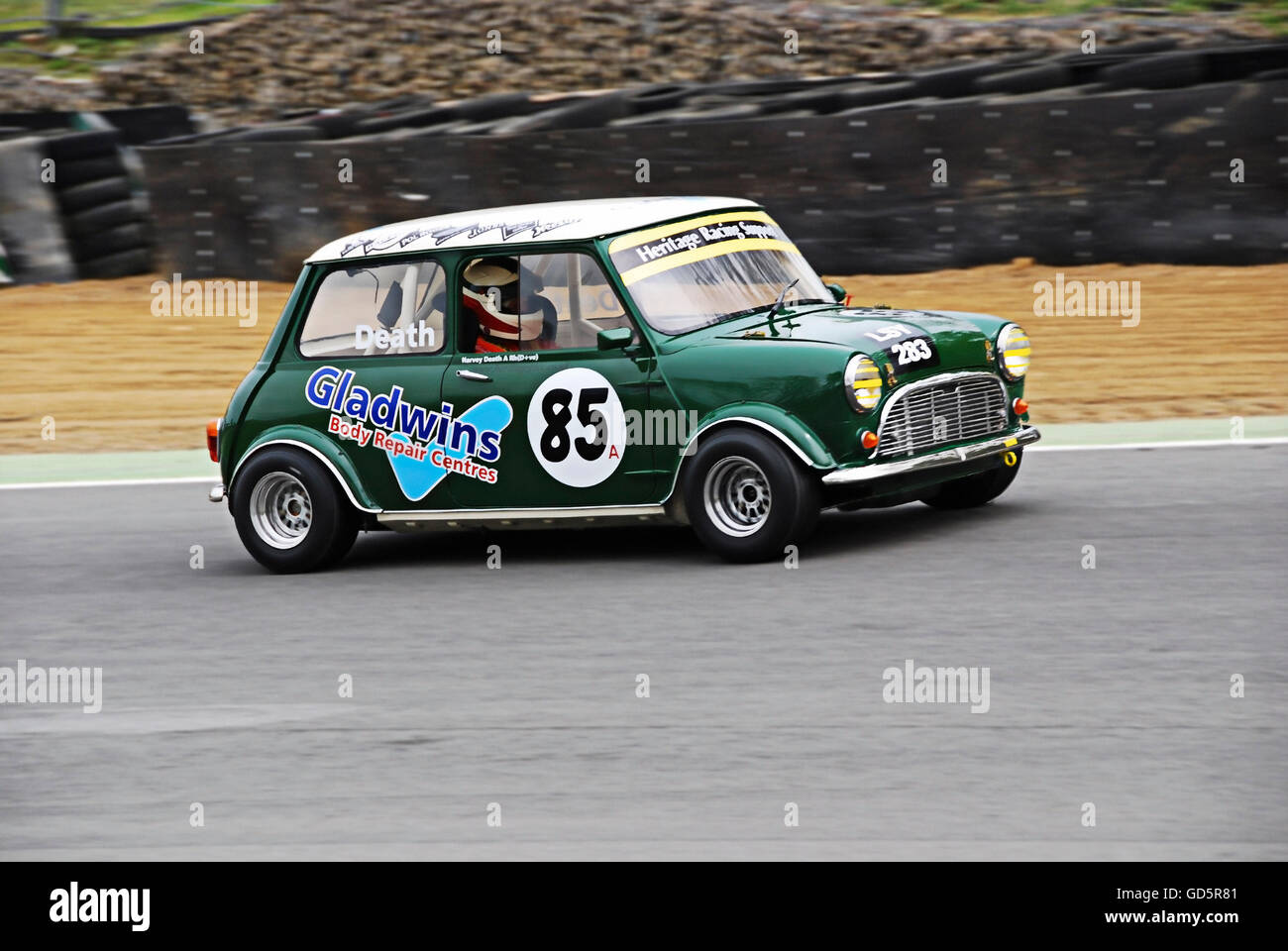 An Austin Mini Stock Photo - Alamy