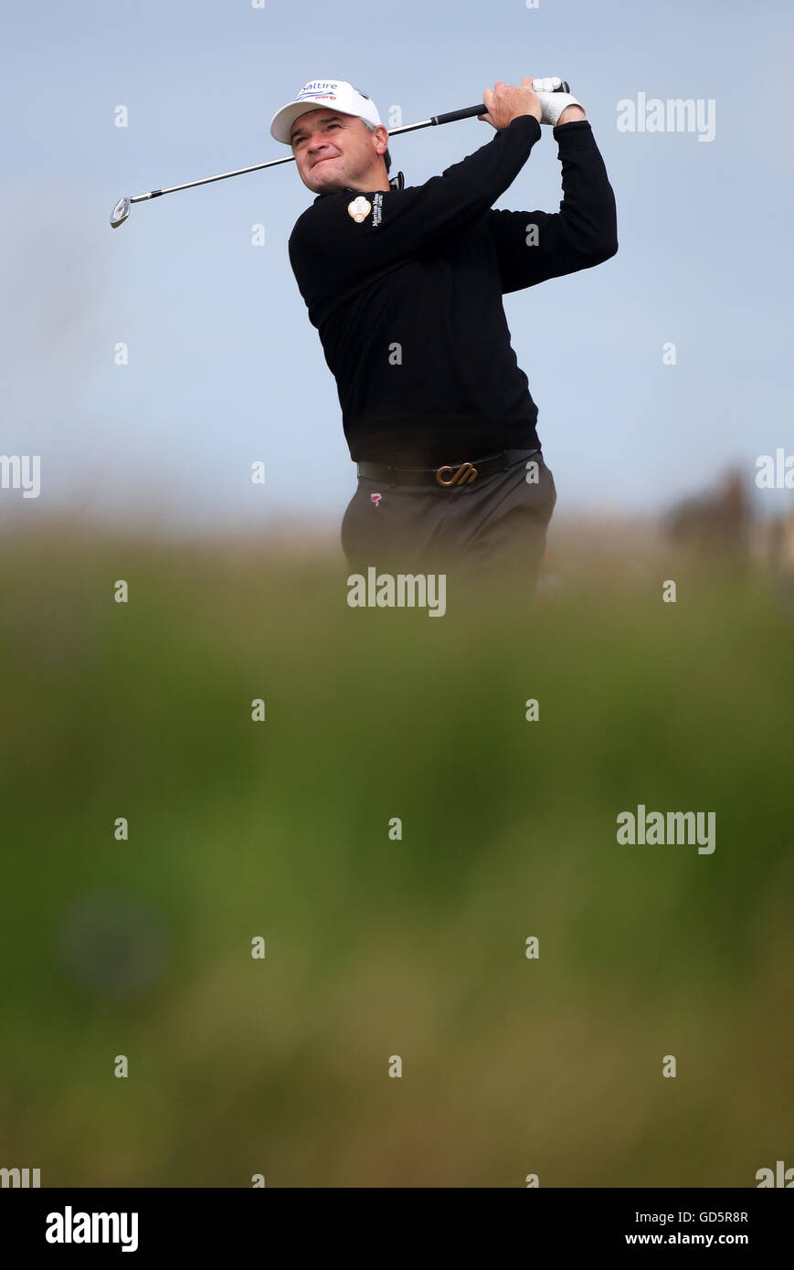 Scotland's Paul Lawrie during the practice day at Royal Troon Golf Club ...