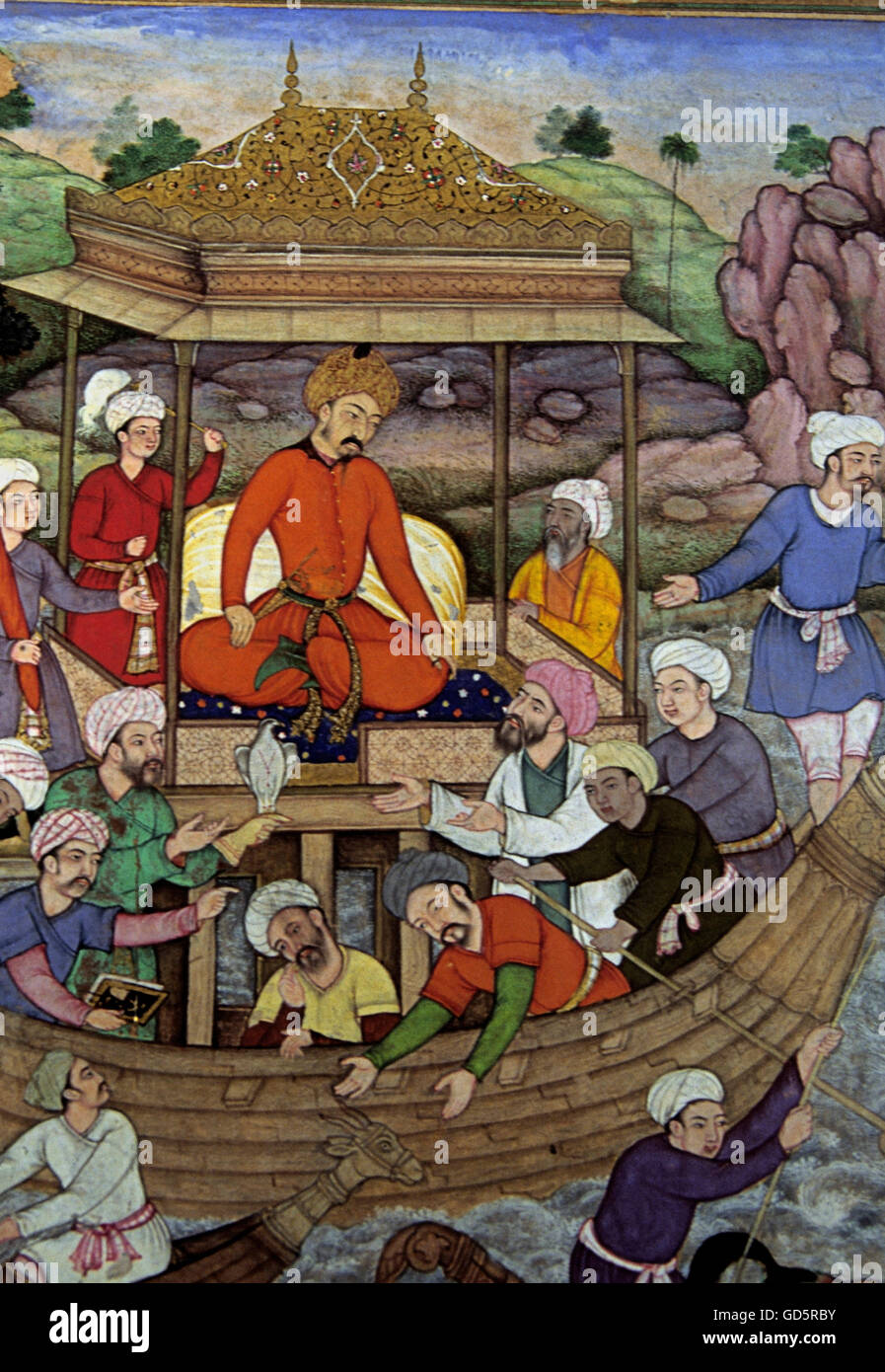 Baburnama miniature hi-res stock photography and images - Alamy
