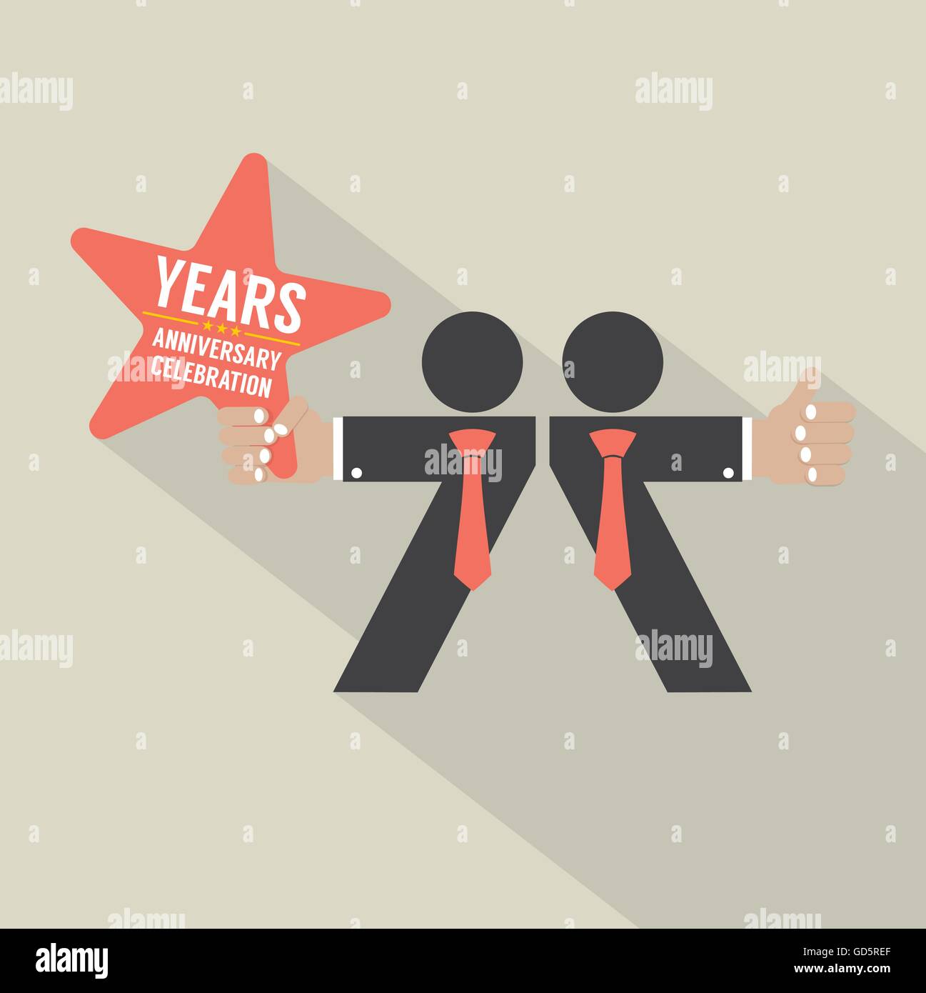 77th Years Anniversary Typography Design Vector Illustration Stock ...
