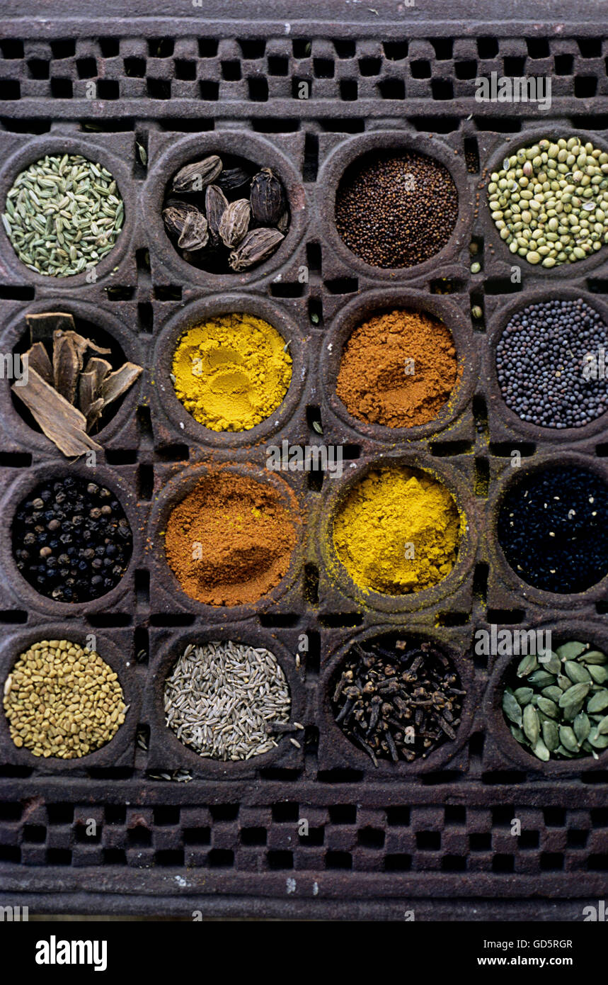 Gujarati spices hi-res stock photography and images - Alamy