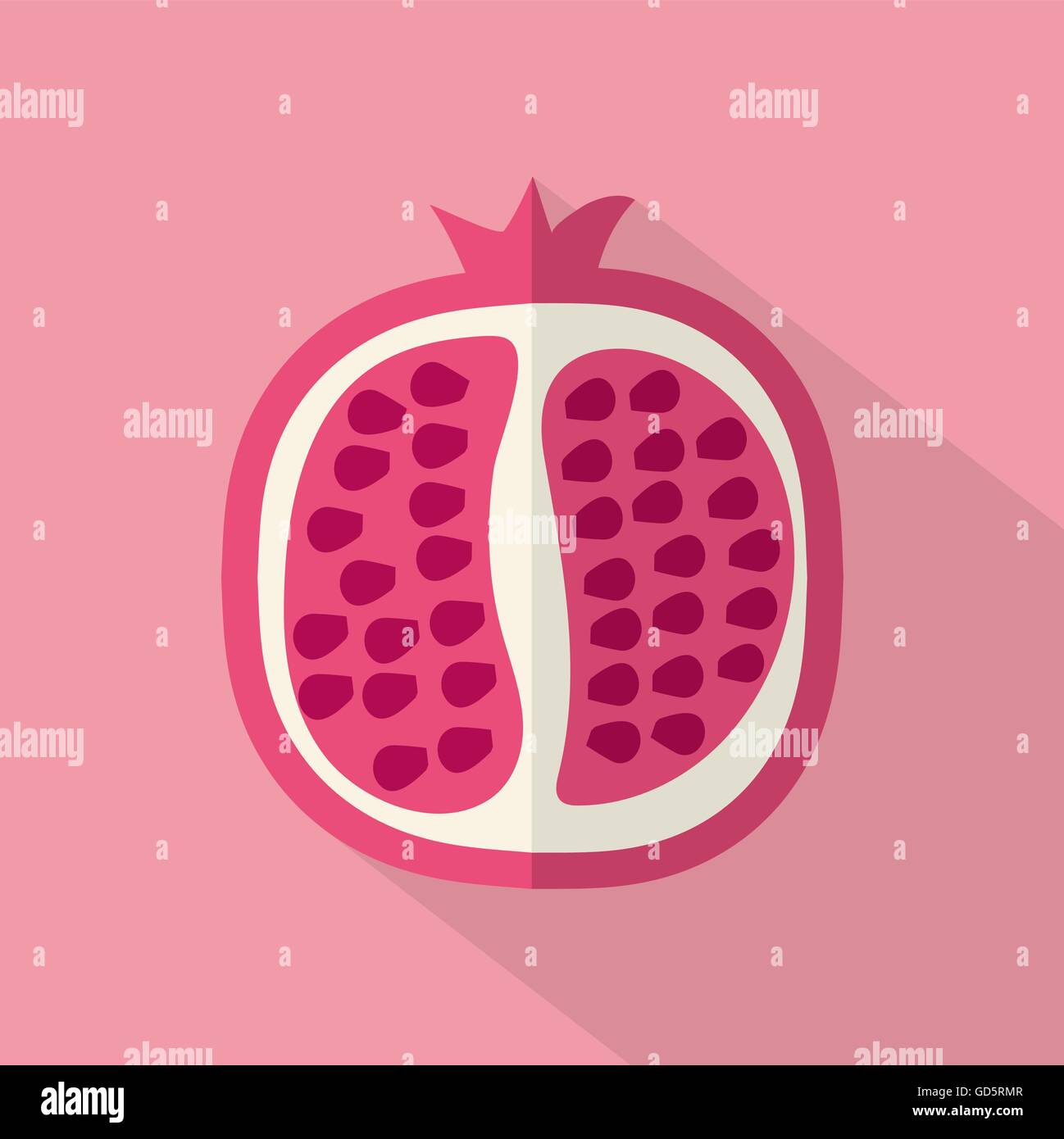Pomegranate design hi-res stock photography and images - Alamy