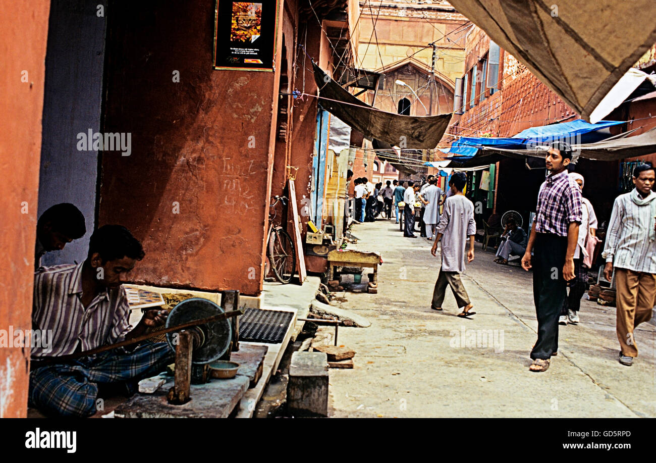 Agra market taj hi-res stock photography and images - Alamy