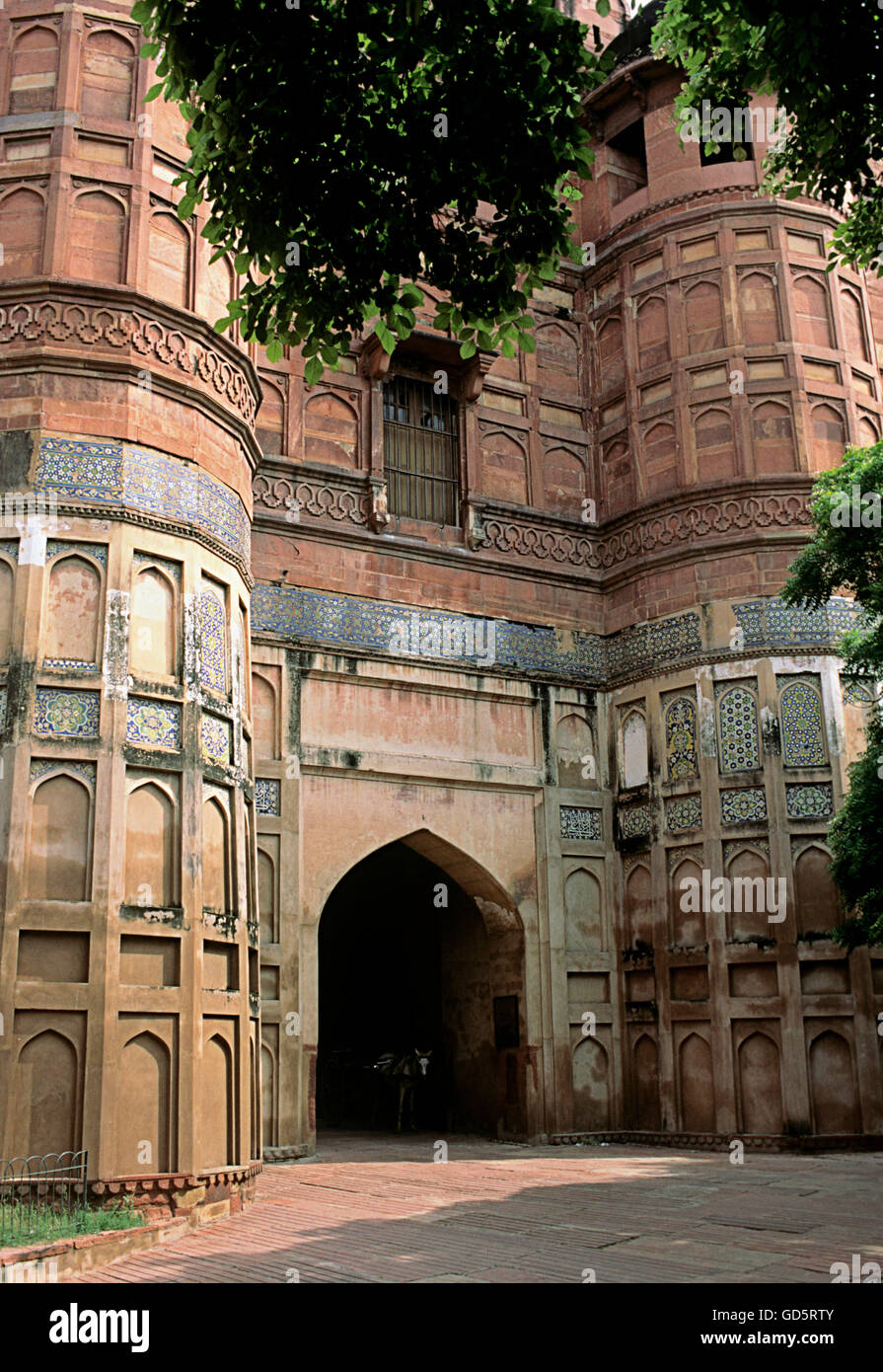 Gateway built by Akbar Stock Photo - Alamy