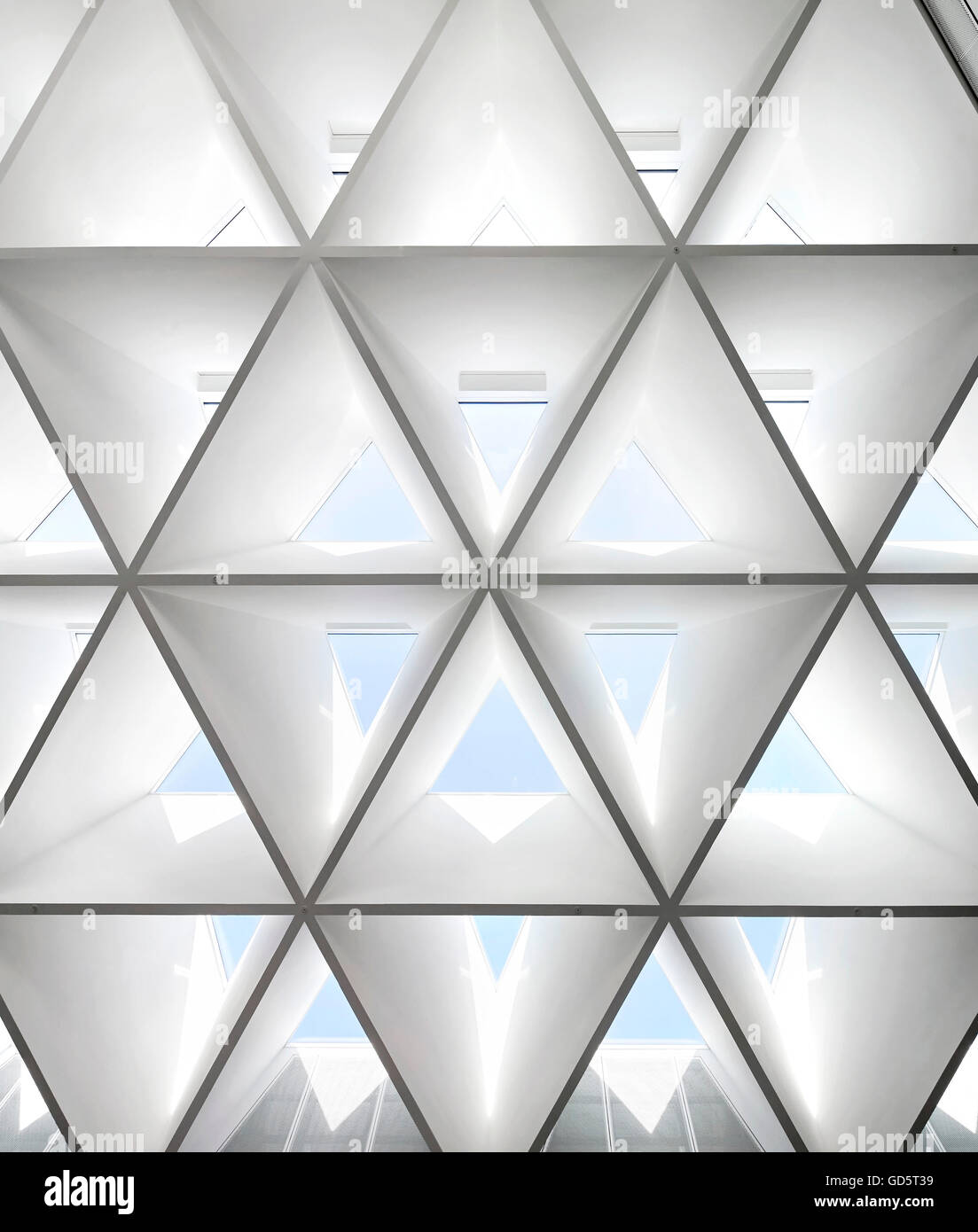 Triangular framed skylight. SDU Campus Kolding, Kolding, Denmark ...