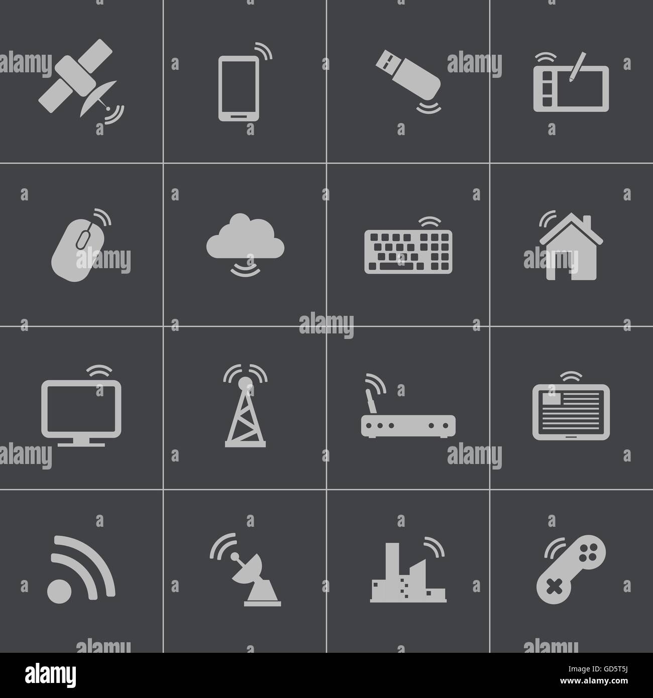 Radio phone in Stock Vector Images - Alamy