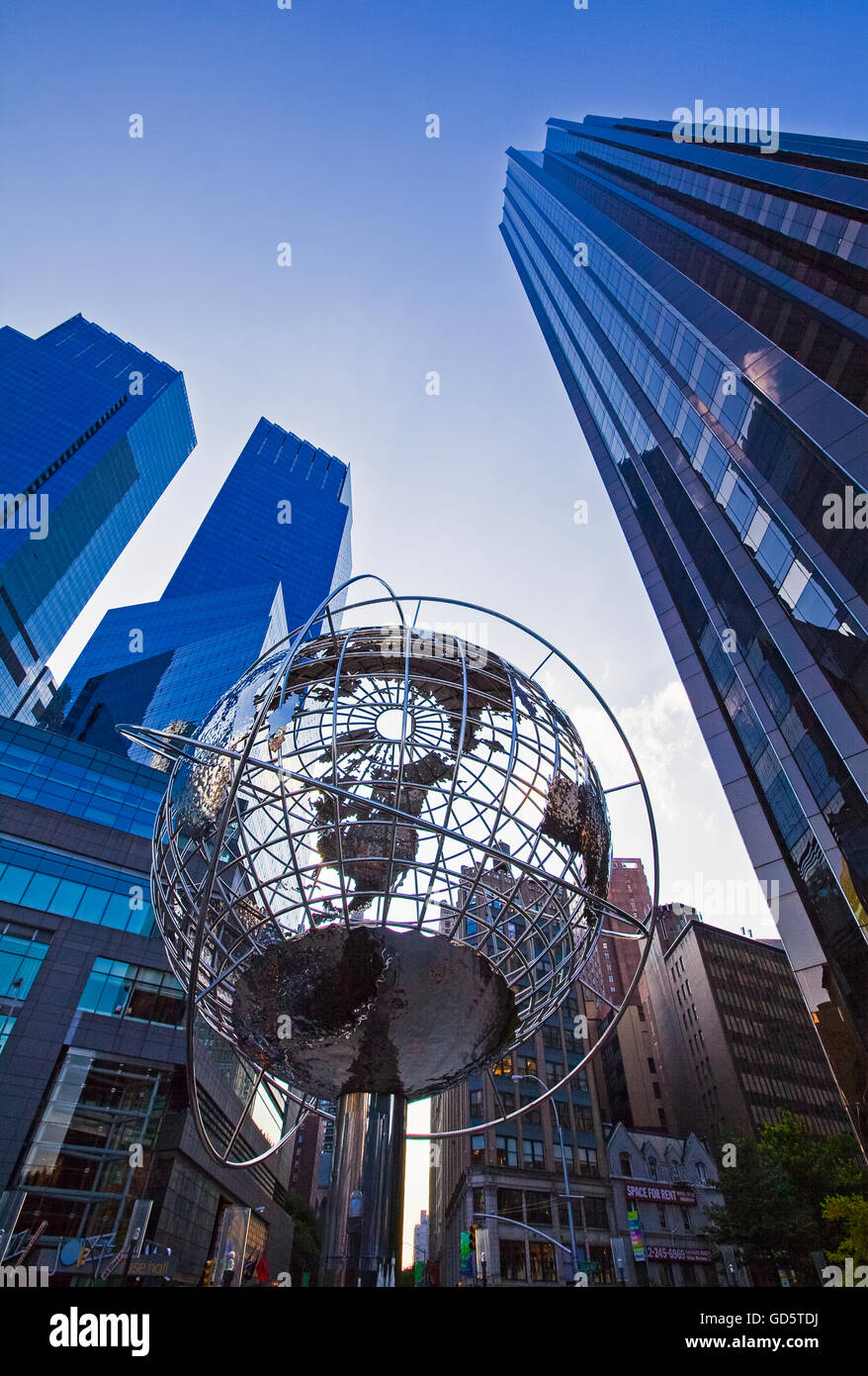 U.S.A., New York,Manhattan,the Columbus Circus buildings Stock Photo ...