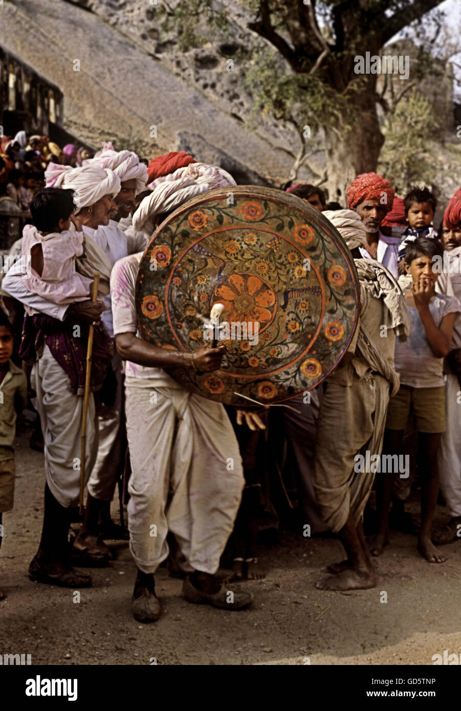 Chhang drum player Stock Photo - Alamy