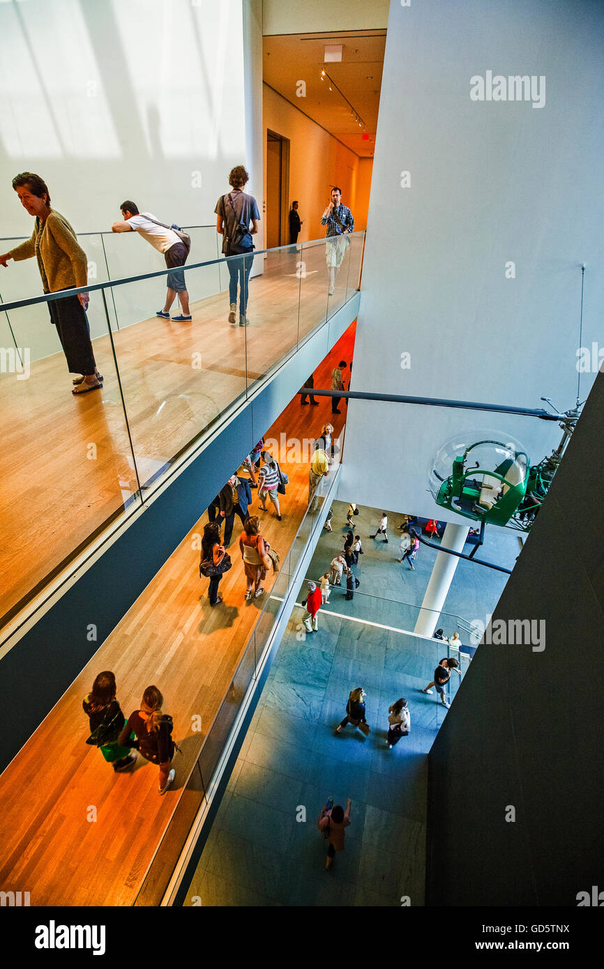 U.S.A., New York,Manhattan.a hall of the MoMA Stock Photo - Alamy