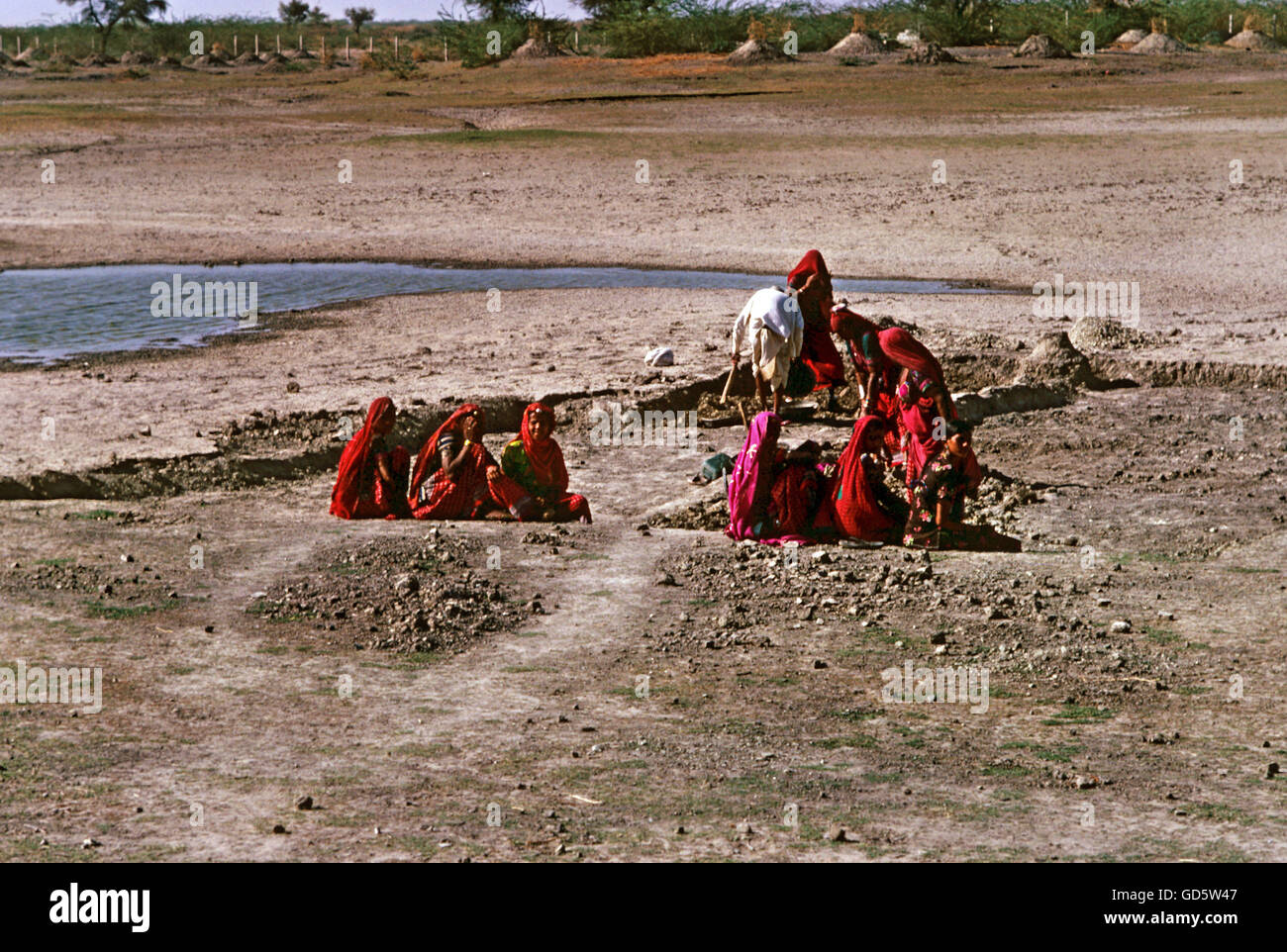 Drought relief work Stock Photo - Alamy