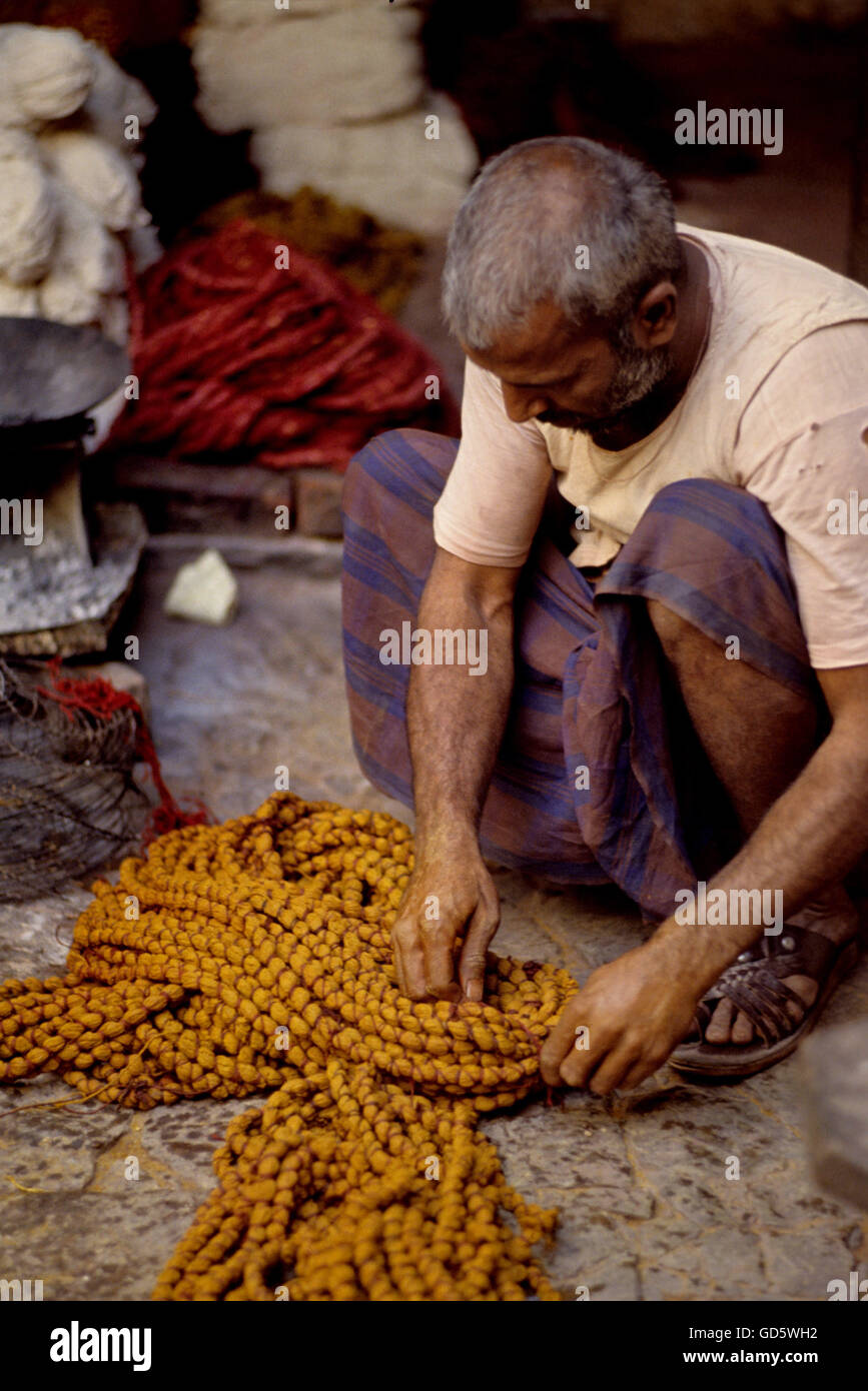 Dyer at work Stock Photo - Alamy