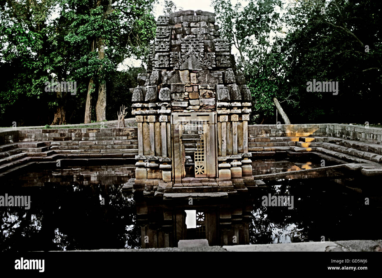 Water tank of temple Stock Photo - Alamy