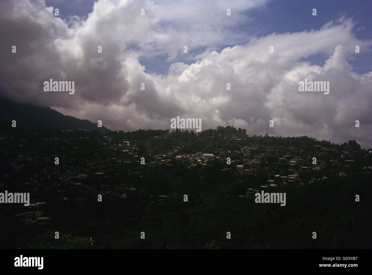 View of Kohima town Stock Photo - Alamy