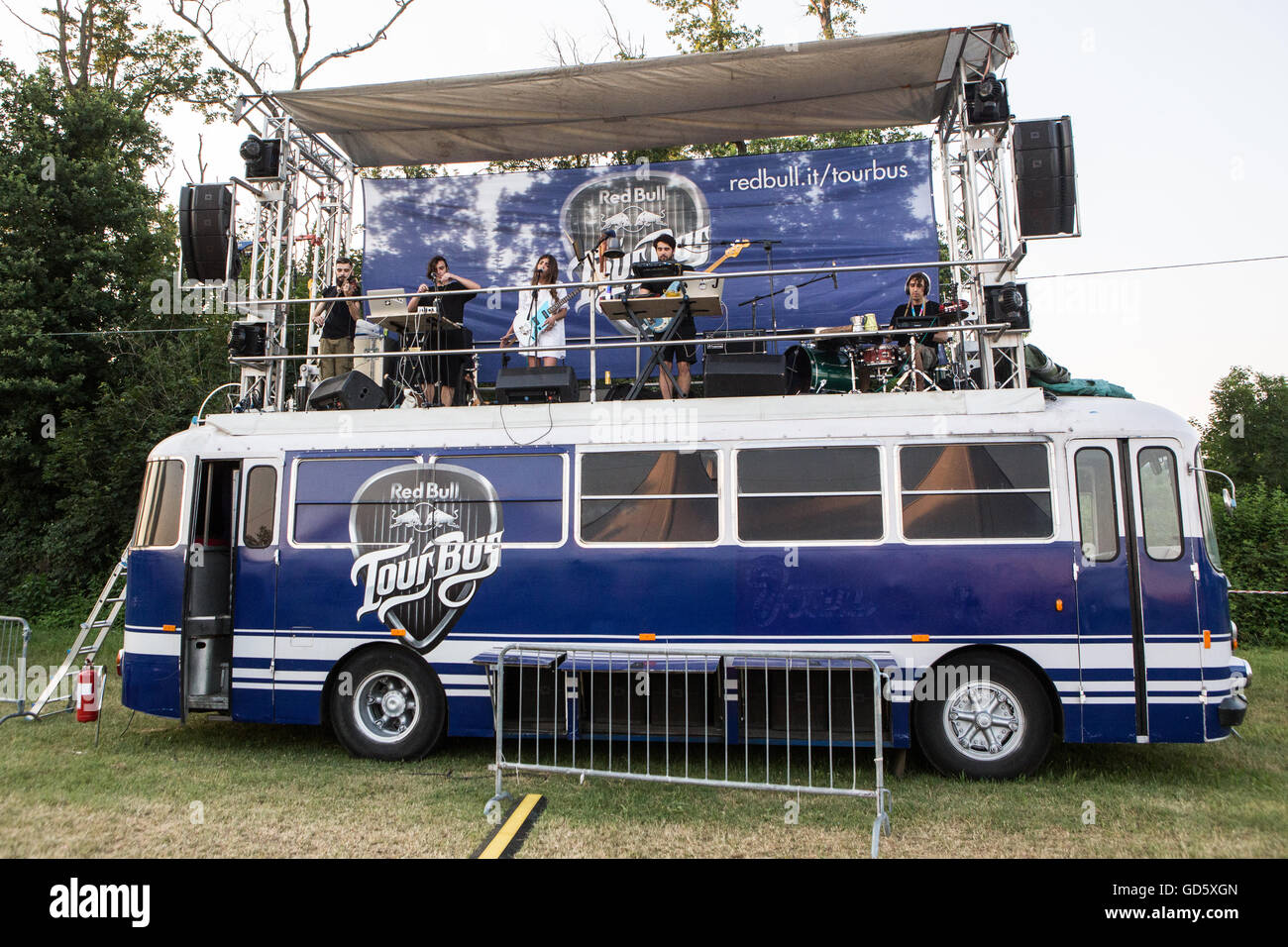 Monza Italy. 09 July 2016. The Italian singer-songwriter JOAN THIELE ...