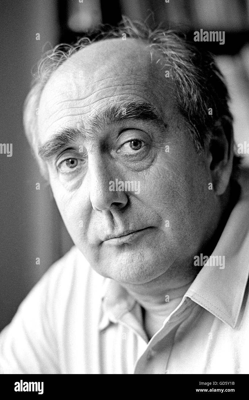 Peter Corrigan, former sports editor of The Observer pictured at home ...