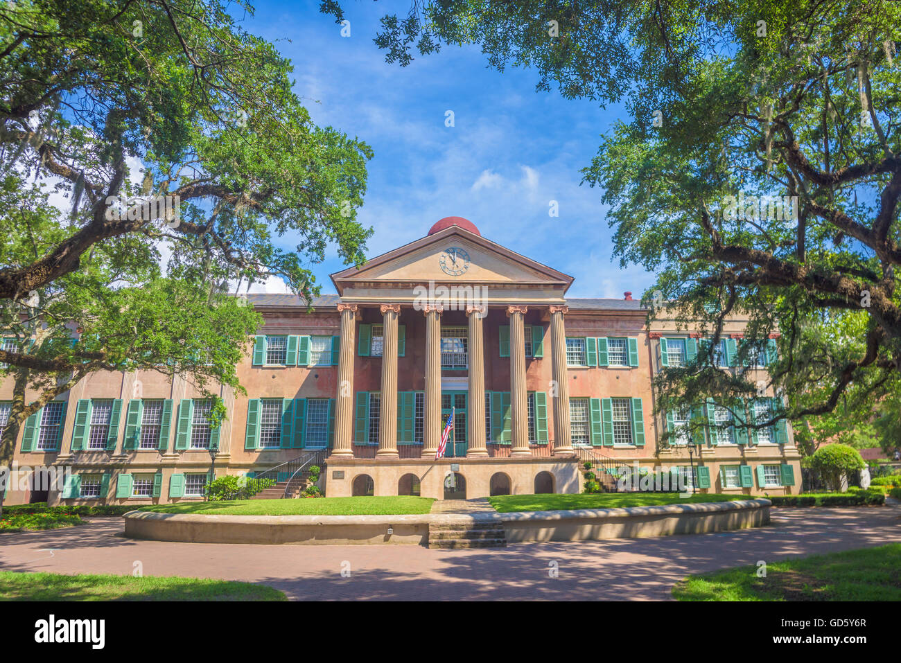 College Of Charleston Campus Aerial View