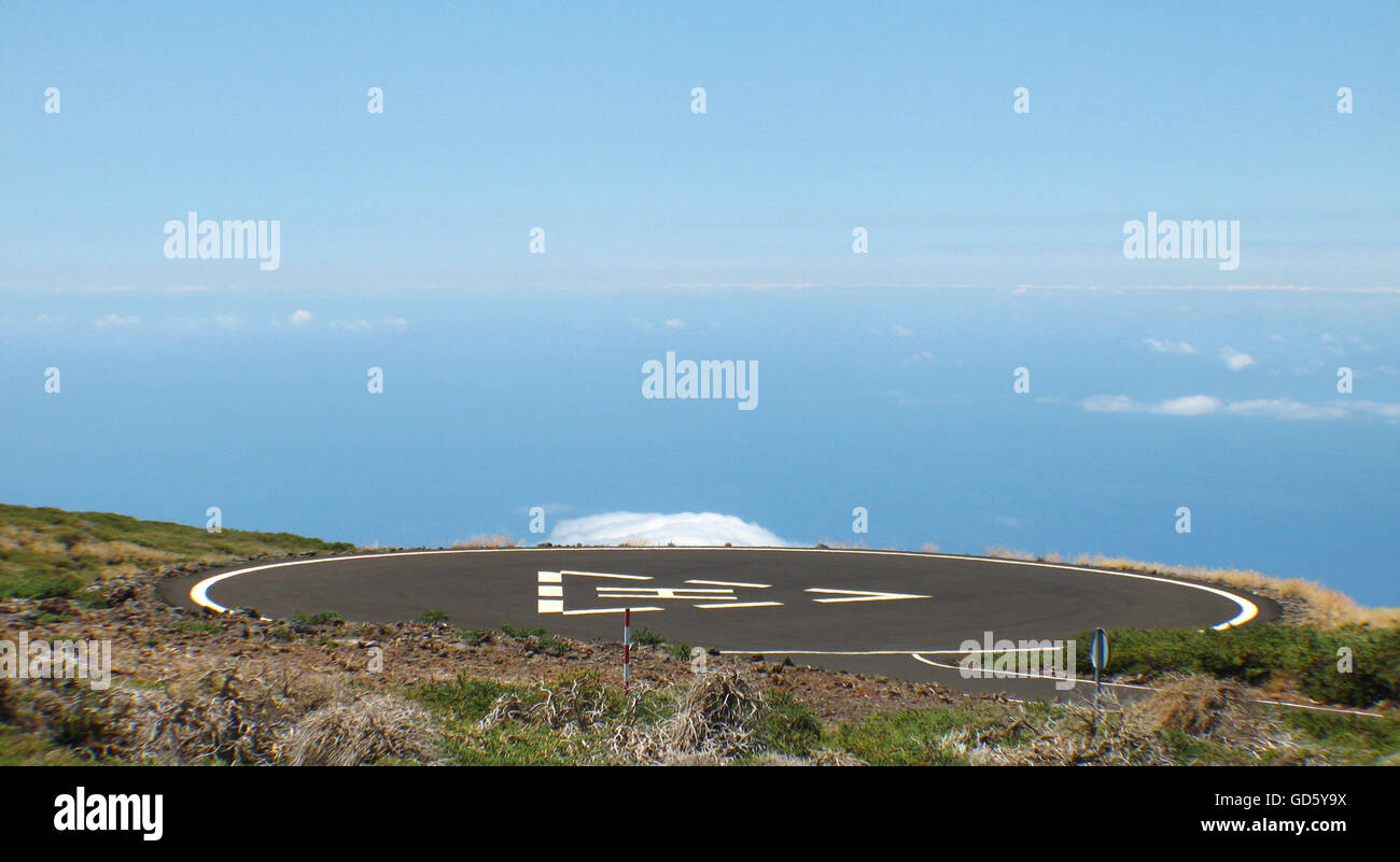 Helipad in mountain hi-res stock photography and images - Alamy