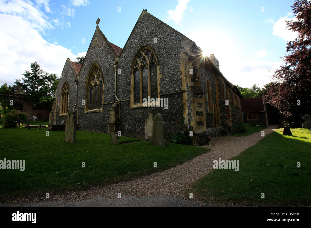 St Andrews Church in the village of Sonning, Berkshire where the new ...