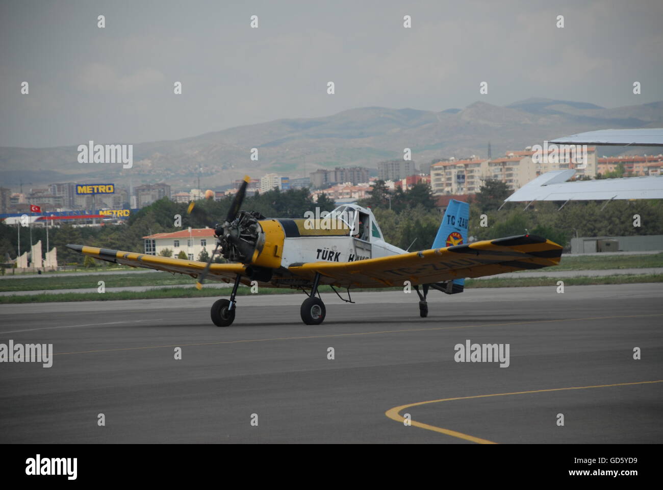 Pezetel PZL-M18 Dromader Firefighter Aircraft at the THK Etimesgut ...