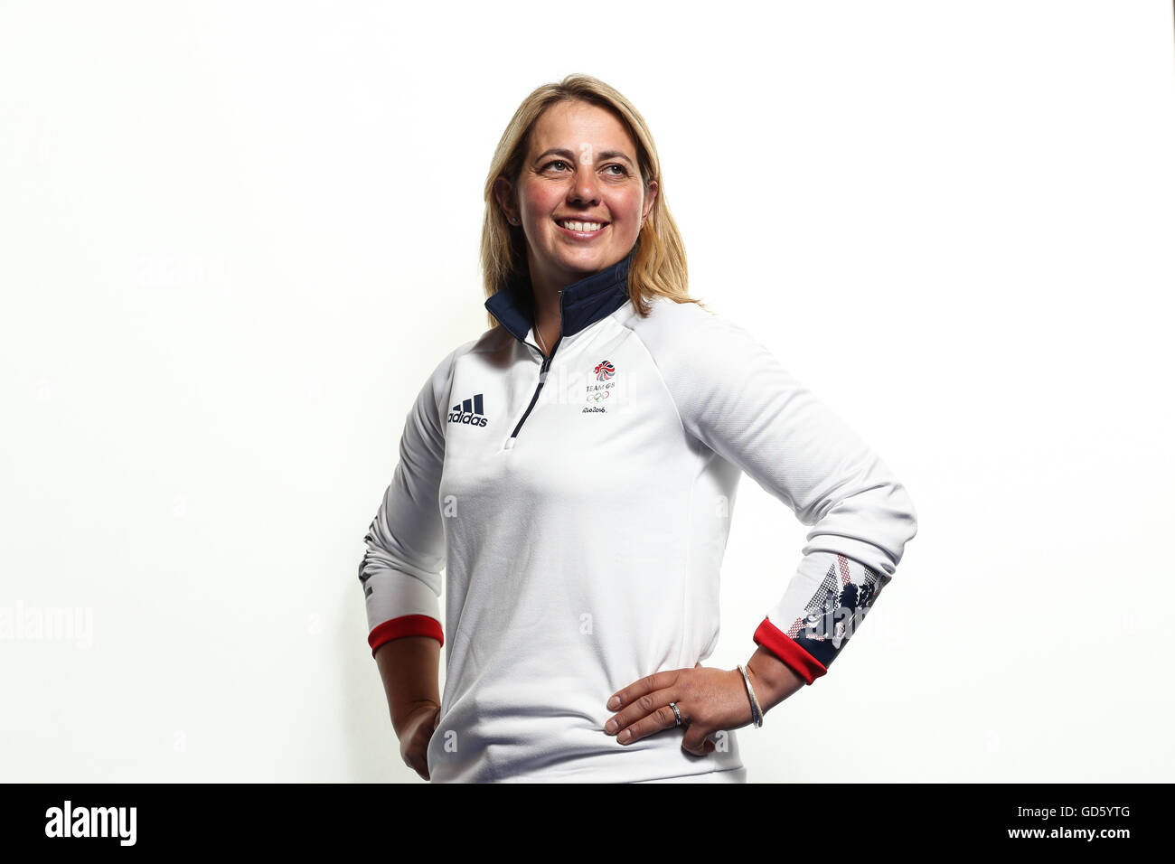 Team GB's Kitty King (equestrian) during the Team GB Kitting Out ...