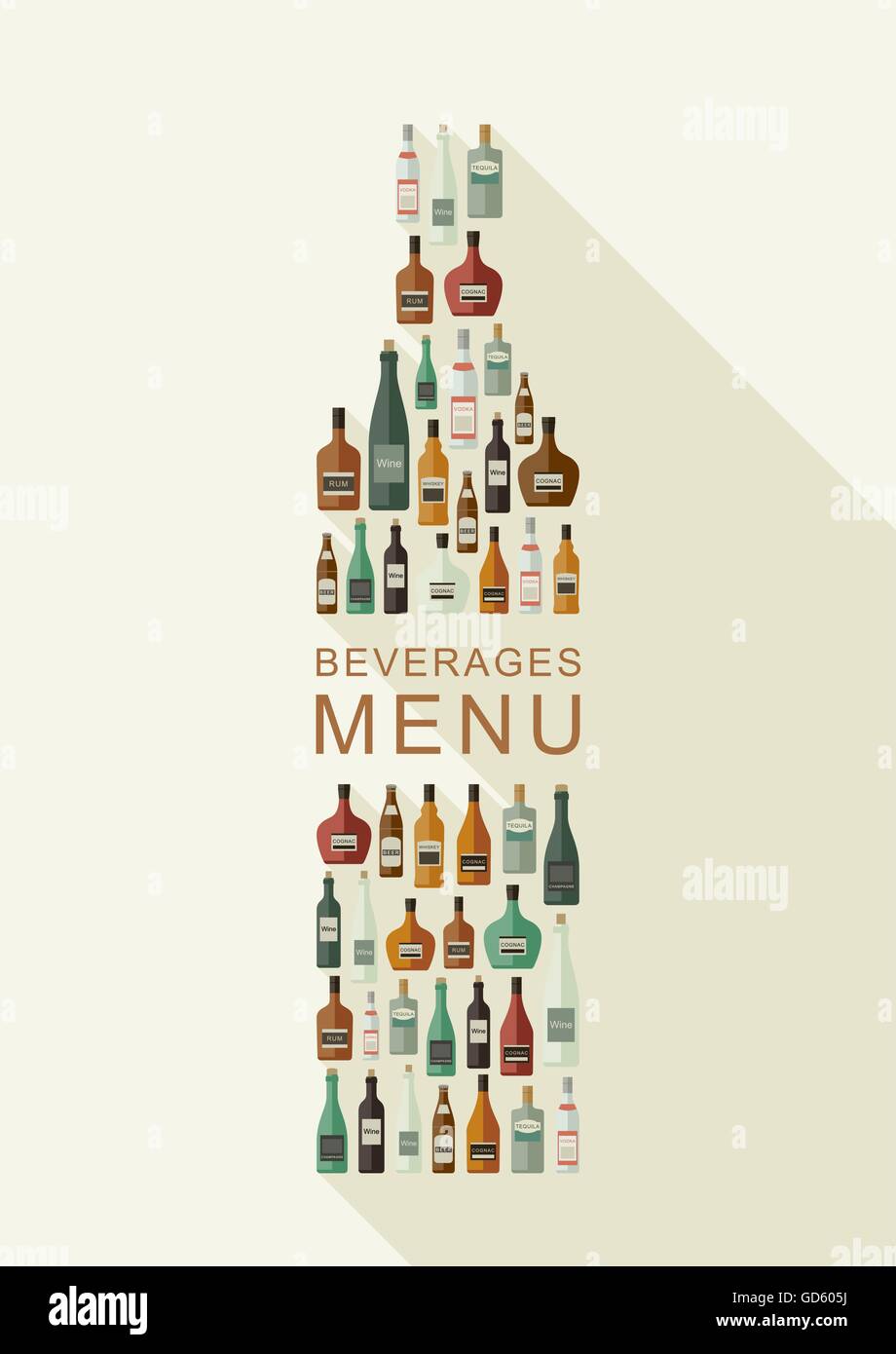 Alcoholic beverages menu Stock Vector Image & Art - Alamy