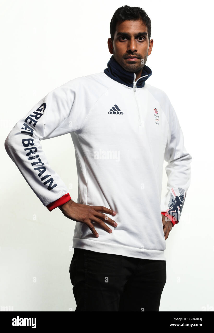 Team GB's Rajiv Ouseph (badminton) during the Team GB Kitting Out ...